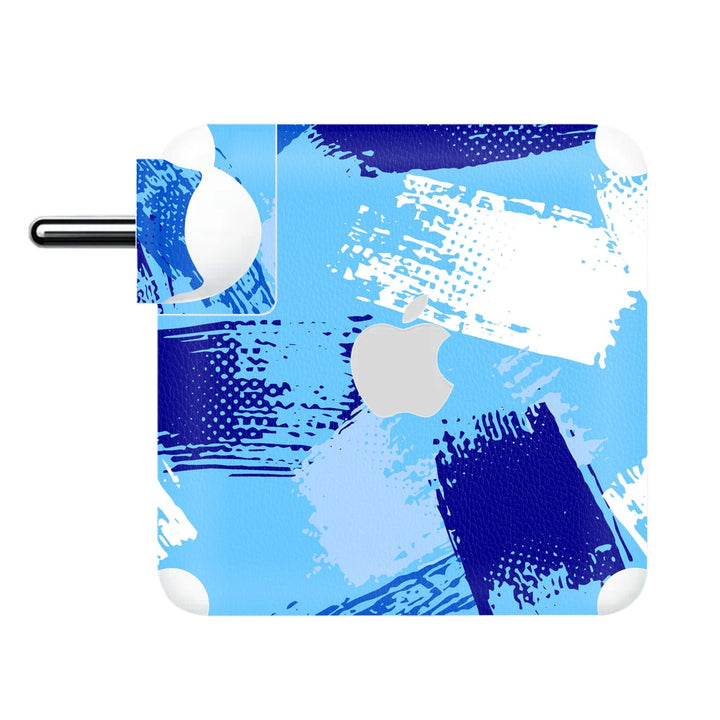 Shop Blue Brush Stroke Pattern Charger Skin | Buy Online Now – SkinsLegend