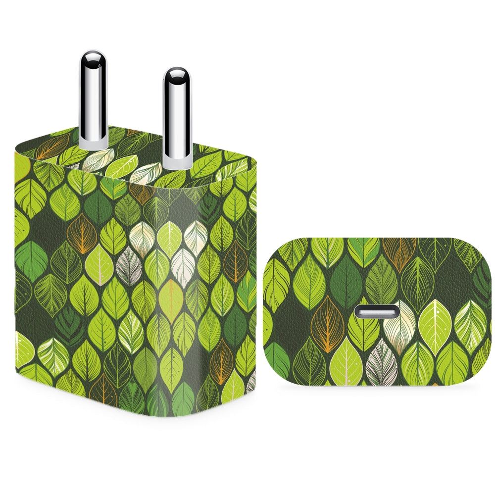 Shop Beautiful Leaf Pattern Charger Skin | Buy Online Now – SkinsLegend